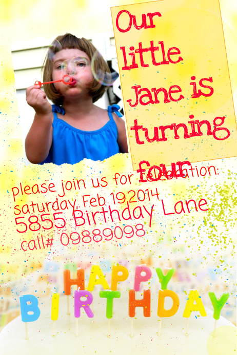 Birthday Poster Template | PosterMyWall