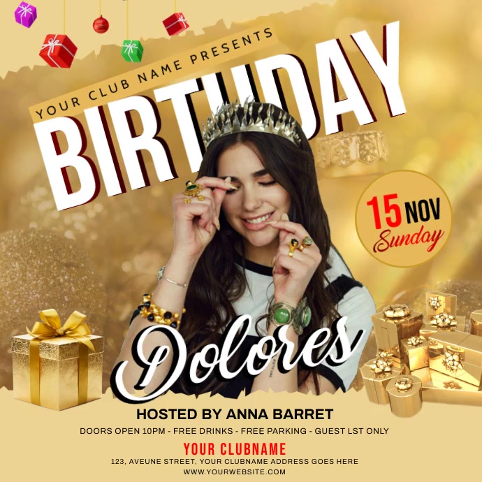 Birthday Posters Template | PosterMyWall