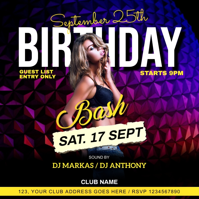 Copy of Birthday Posters | PosterMyWall