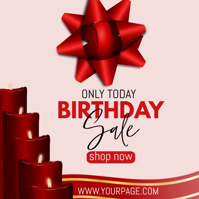 Birthday Sale Instagram Post Template | PosterMyWall