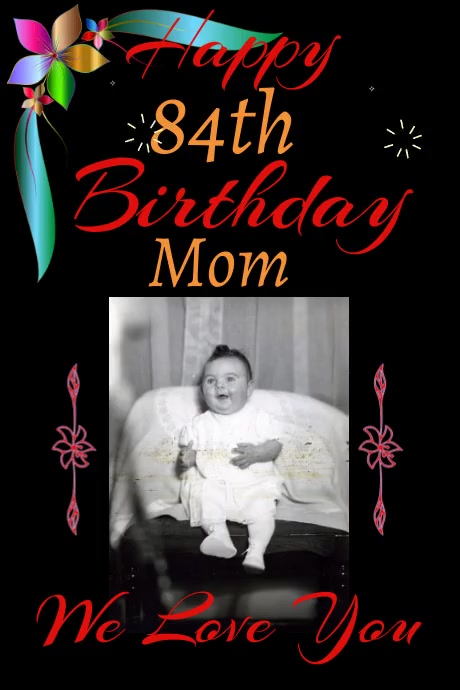 birthday slide show poster Template | PosterMyWall