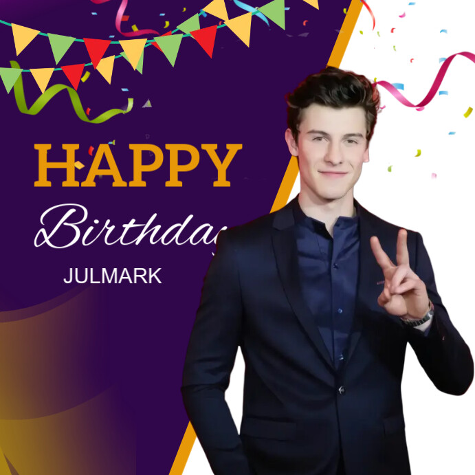 Birthday social media post Template | PosterMyWall