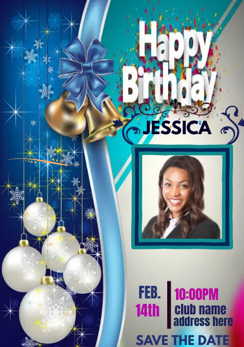 BIRTHDAY TEMPLATE (12) | PosterMyWall