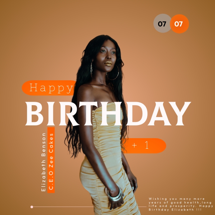 birthday template (18) | PosterMyWall