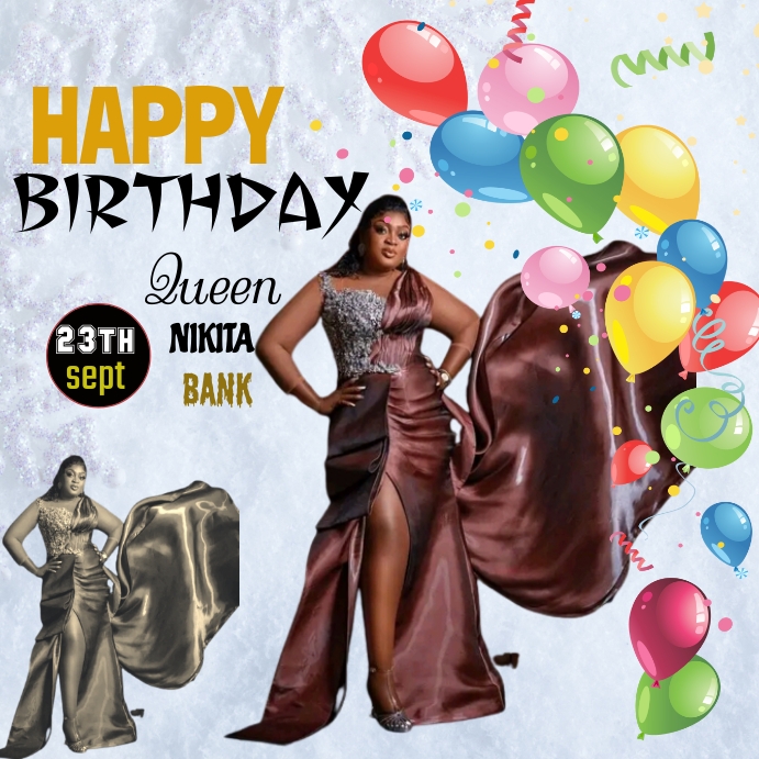 birthday template (4) | PosterMyWall