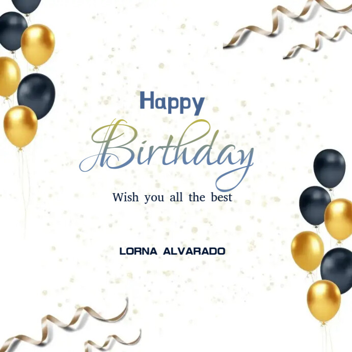 Birthday Template Modelo | PosterMyWall