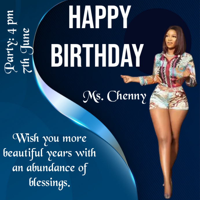 Birthday template | PosterMyWall