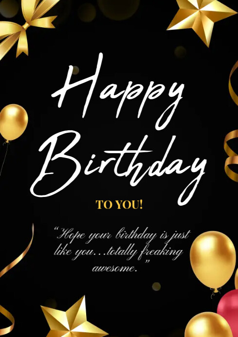 Birthday Template | PosterMyWall