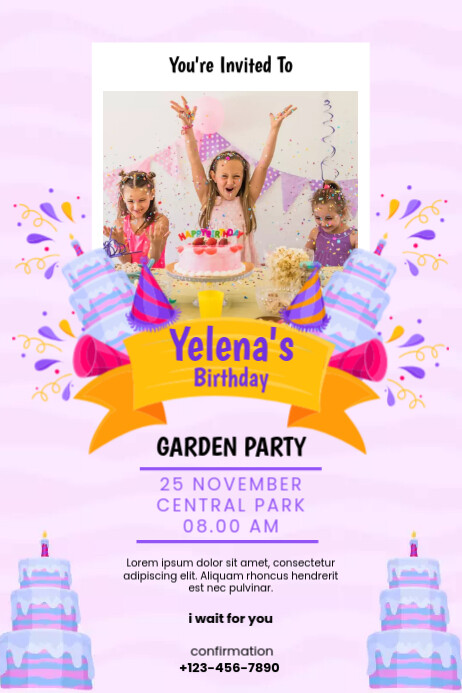 birthday template | PosterMyWall