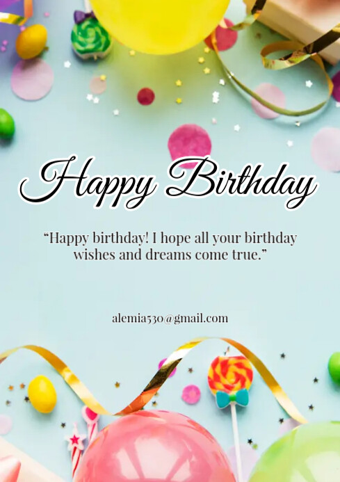 Birthday Template | PosterMyWall