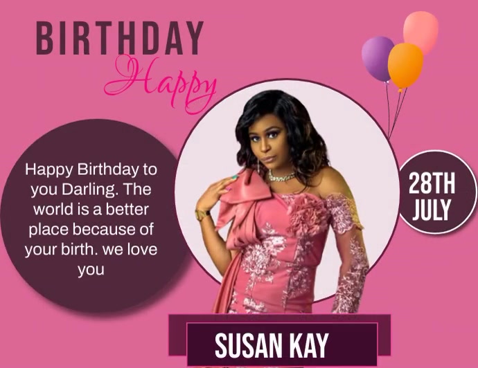 birthday video Template | PosterMyWall