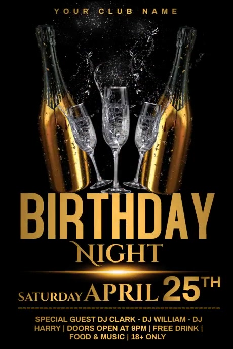 Birthday video Template | PosterMyWall