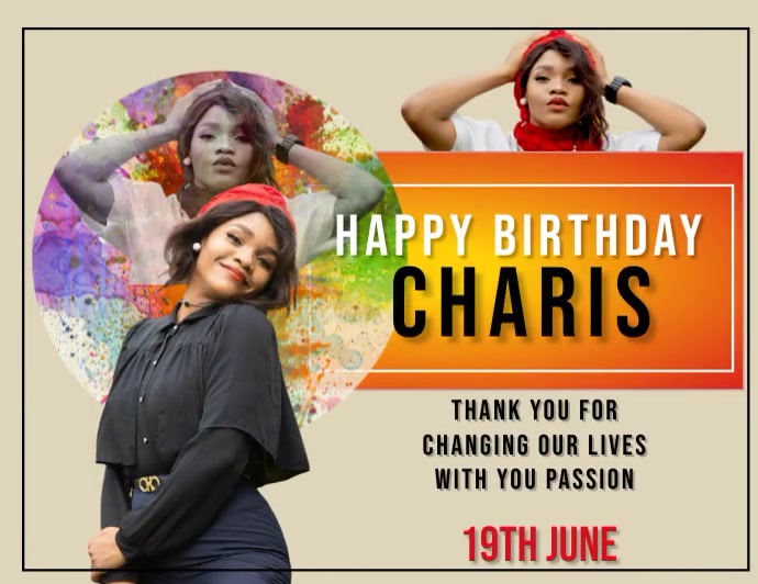 Birthday video Template | PosterMyWall