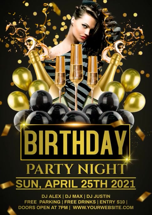 Birthday video Template | PosterMyWall