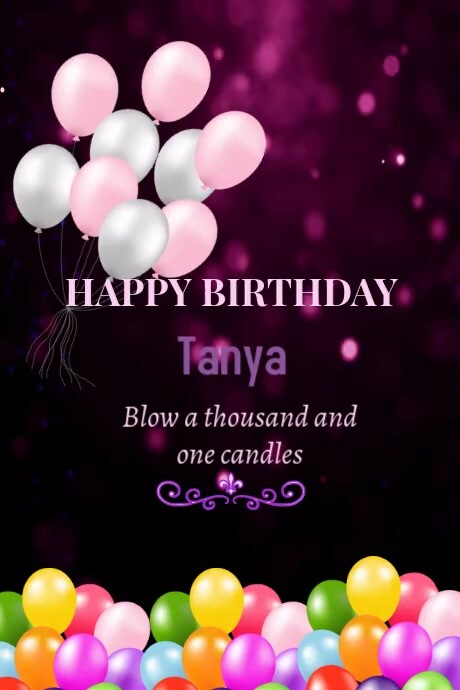 Birthday Video Poster Template | PosterMyWall