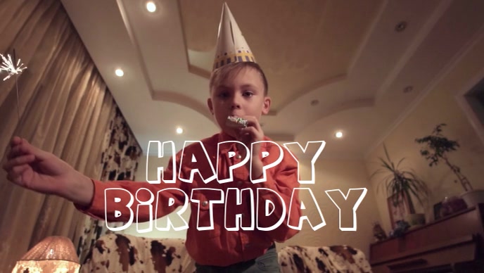 Birthday video template | PosterMyWall