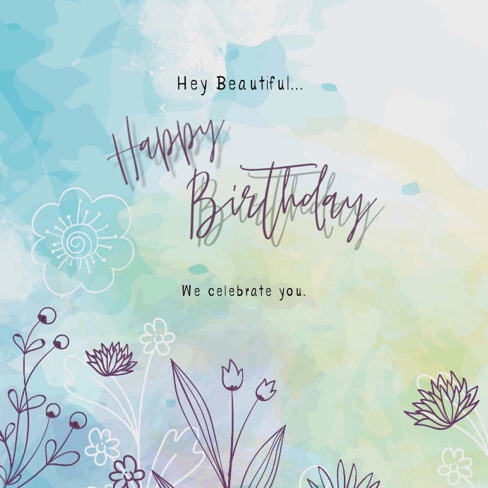 Birthday wish card Template | PosterMyWall