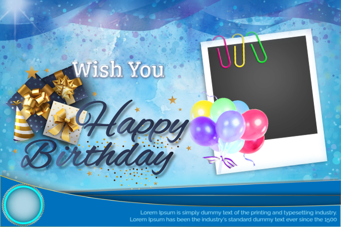 Modèle Birthday Wish Card | PosterMyWall