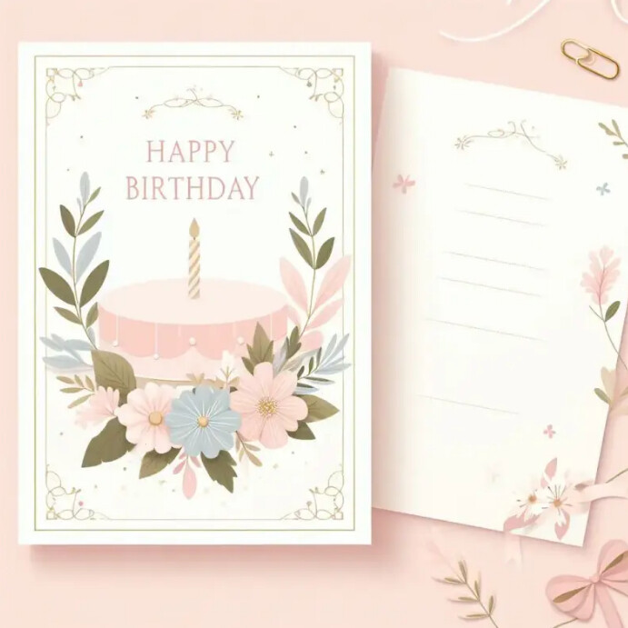 Birthday wish card Template | PosterMyWall