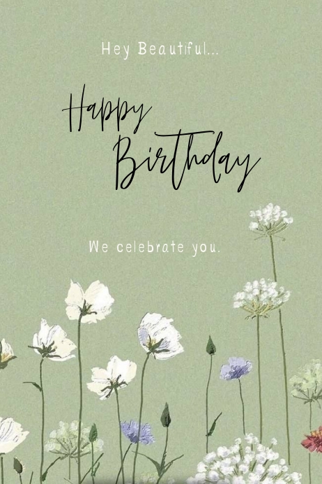 Plantilla de Birthday wish card | PosterMyWall