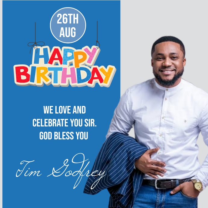 Birthday wish Template | PosterMyWall