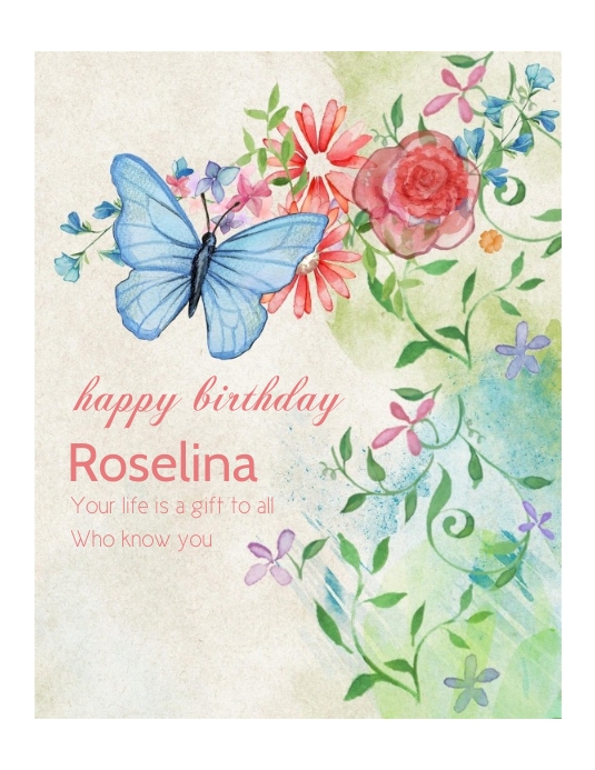 Birthday Wish Template PosterMyWall Birthday Wish Template PosterMyWall