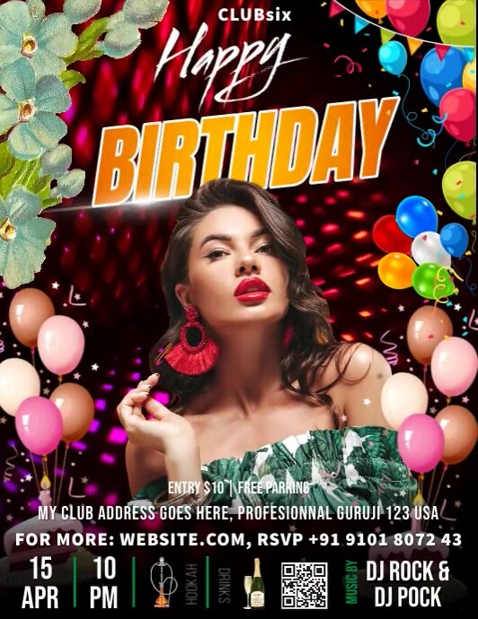 Plantilla de birthday wish template | PosterMyWall