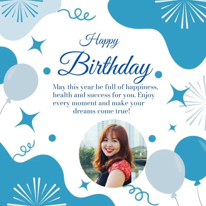 Plantilla de Birthday wish templates | PosterMyWall