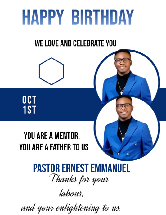 Birthday wishes card Template | PosterMyWall