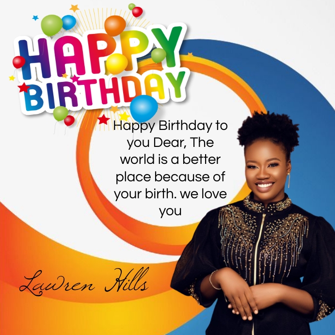 Birthday wishes Template | PosterMyWall