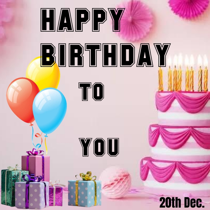birthday wishes Template | PosterMyWall