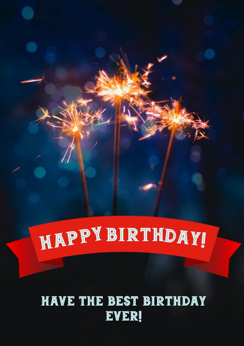 Birthday Wishes Template | PosterMyWall