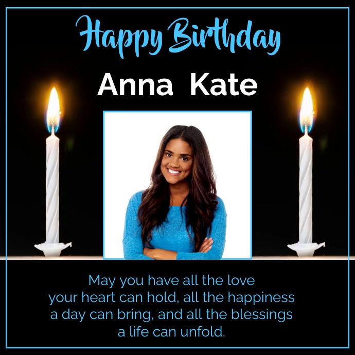 birthday wishes Instagram Post Template | PosterMyWall