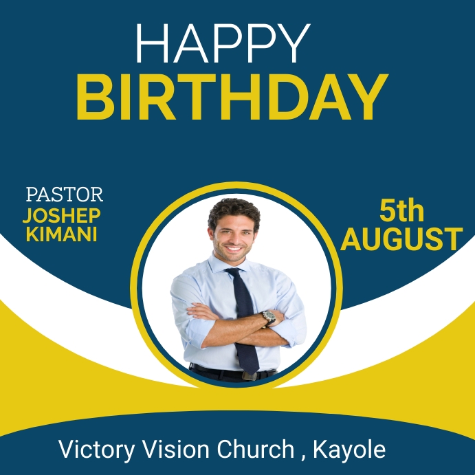 Birthday wishes poster Template | PosterMyWall