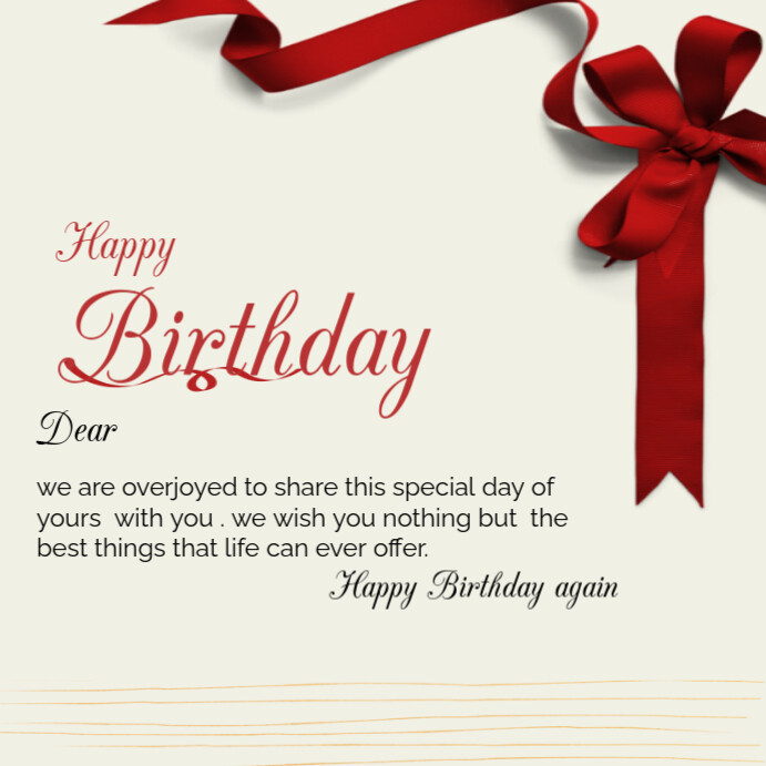 birthday wishing cards Template | PosterMyWall