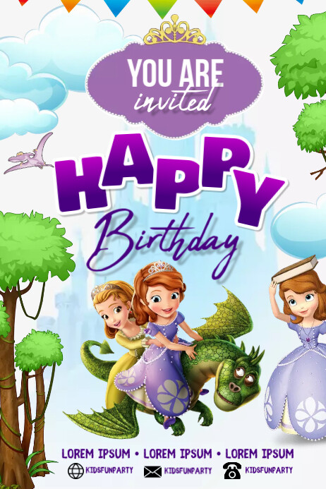 BIRTHDAY.A Template | PosterMyWall