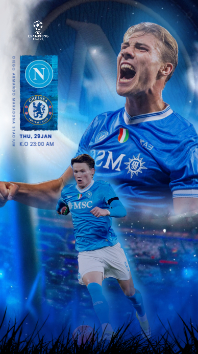 Biru Football Match Announcement Instagram Story Template | PosterMyWall