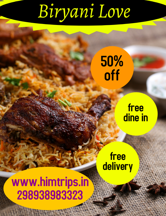 Biryani Template | PosterMyWall