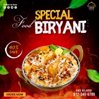 Special Biryani Menu Template | PosterMyWall