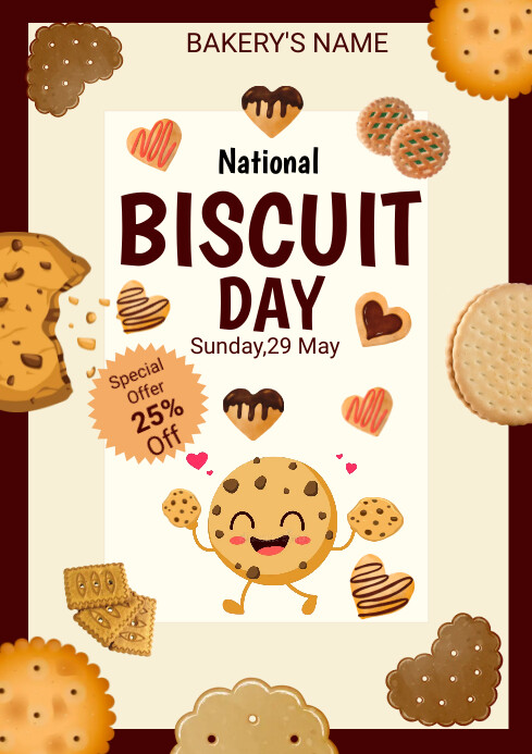 Copy of Biscuits day | PosterMyWall