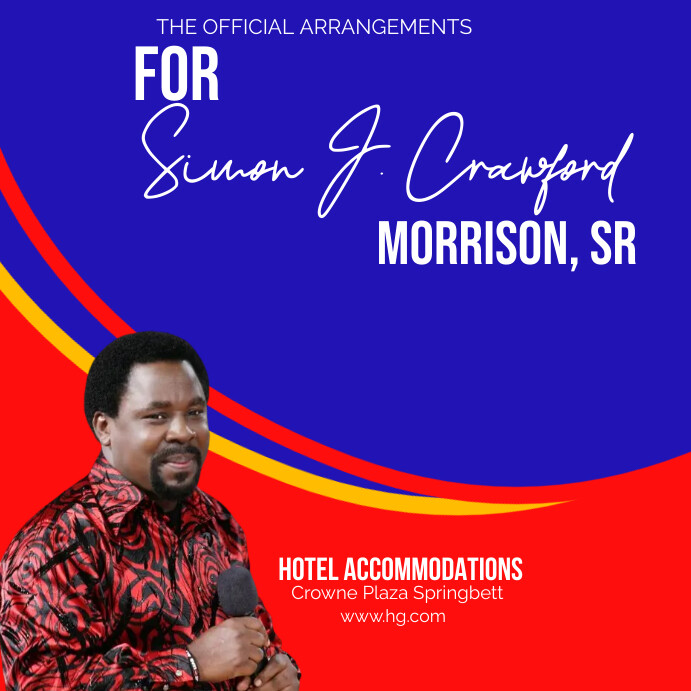 Bishop ,Homegoing Celebration Bishop flyer , Template | PosterMyWall