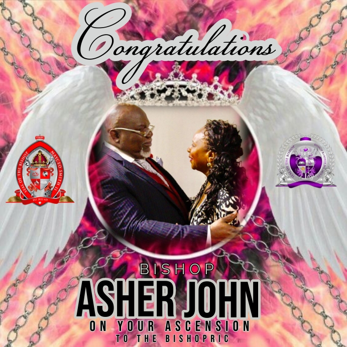 Bishop flyer , church, bishop , bishop certi Template | PosterMyWall