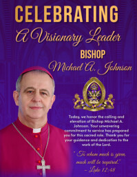 Bishop flyer Template | PosterMyWall