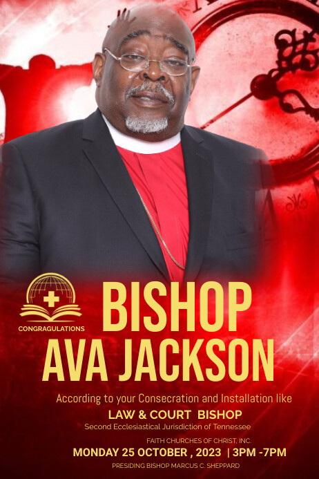 Bishopric Elevation , bishop, church AND ins Template | PosterMyWall