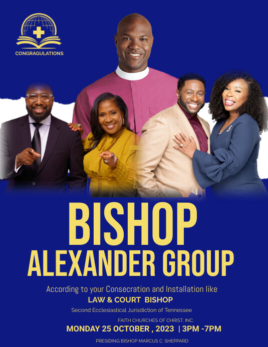 Bishopric Elevation , bishop, church AND ins Template | PosterMyWall