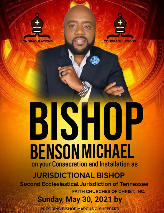 Copy of Bishopric Elevation ,bishop , church flyer, | PosterMyWall