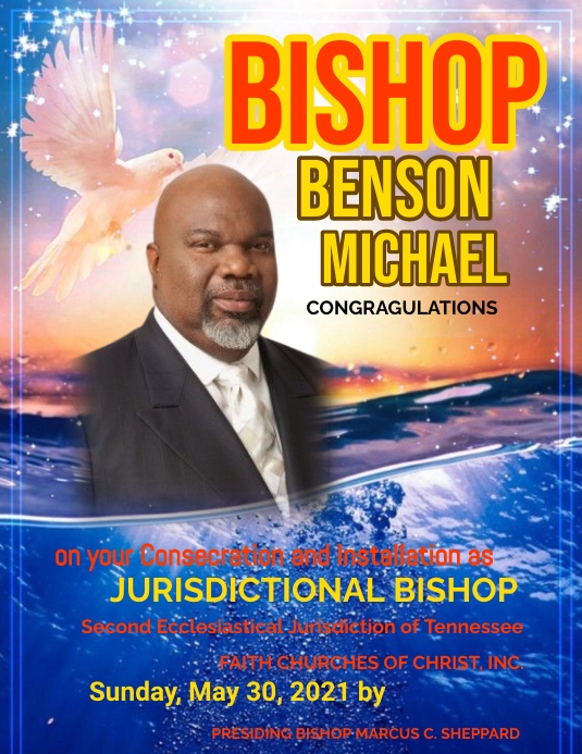 Copy of Bishopric Elevation ,bishop , church flyer, | PosterMyWall