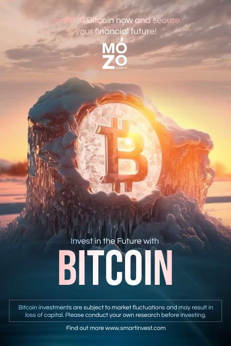 Bitcoin Future And Currency And Investment Template | PosterMyWall
