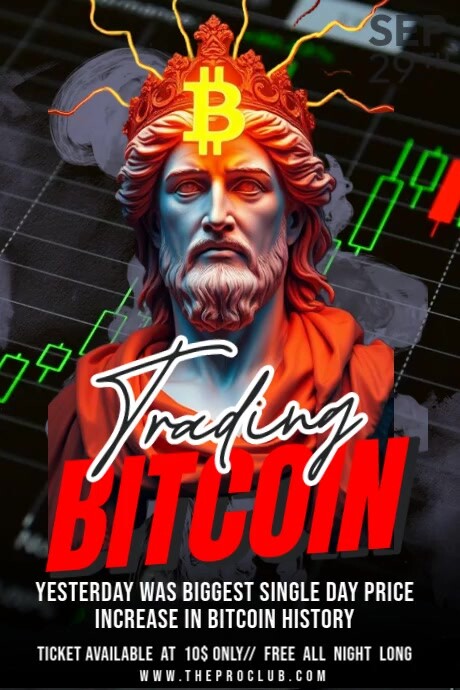 Bitcoin Trading Poster Video Template | PosterMyWall