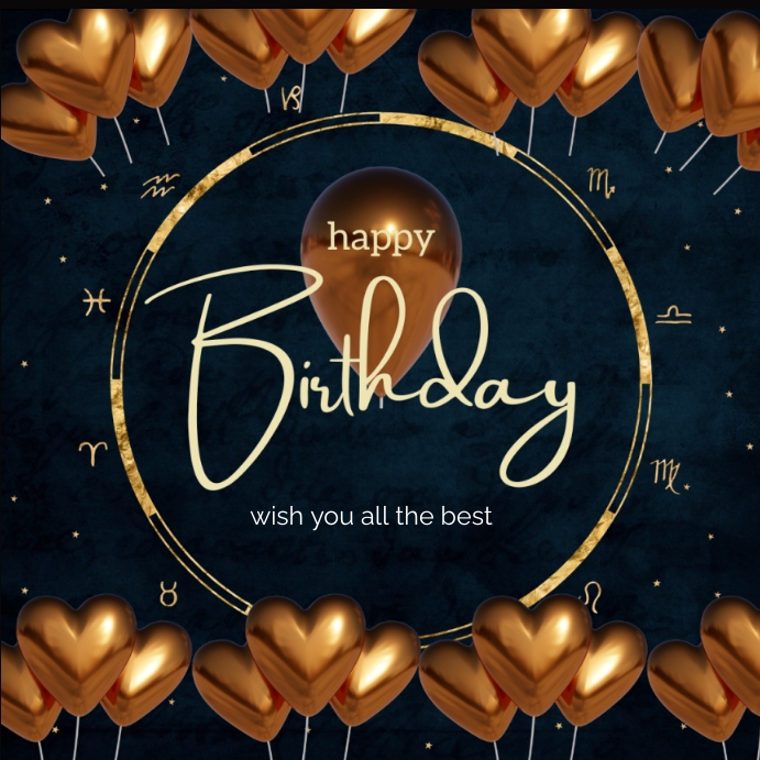 Plantilla de bithday card | PosterMyWall